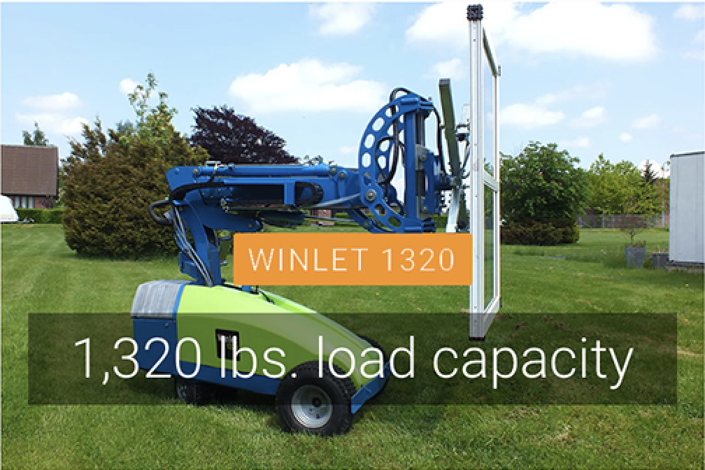 Winlet Glass Handling Lifts - Lift up to 2200 lbs.