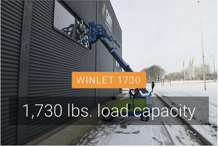 Winlet Glass Handling Lifts - Lift up to 2200 lbs.