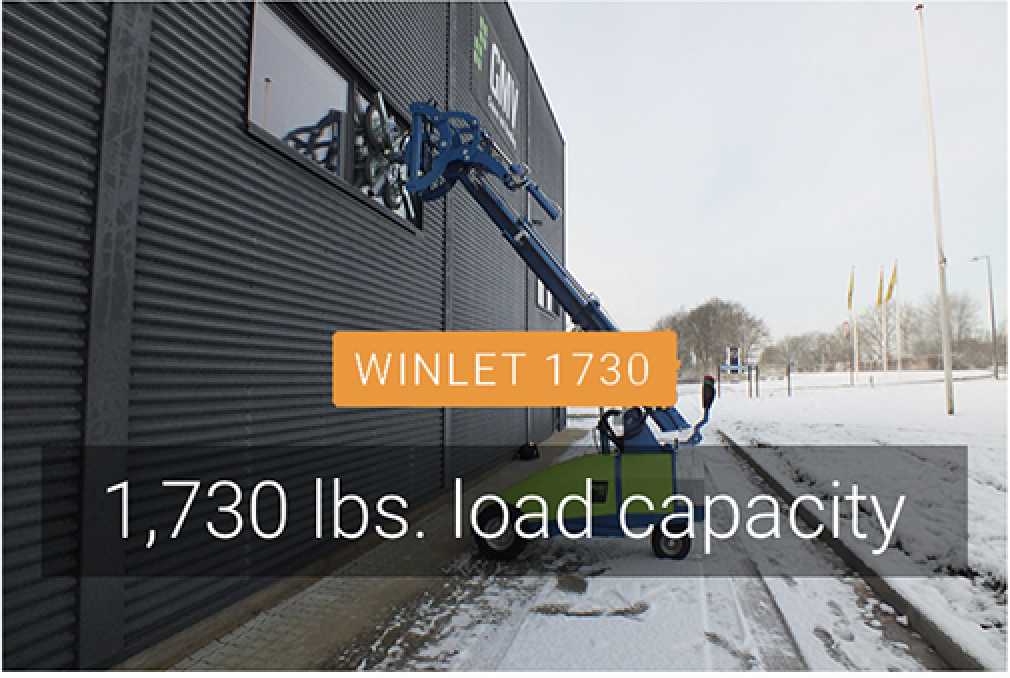 Winlet Glass Handling Lifts - Lift up to 2200 lbs.